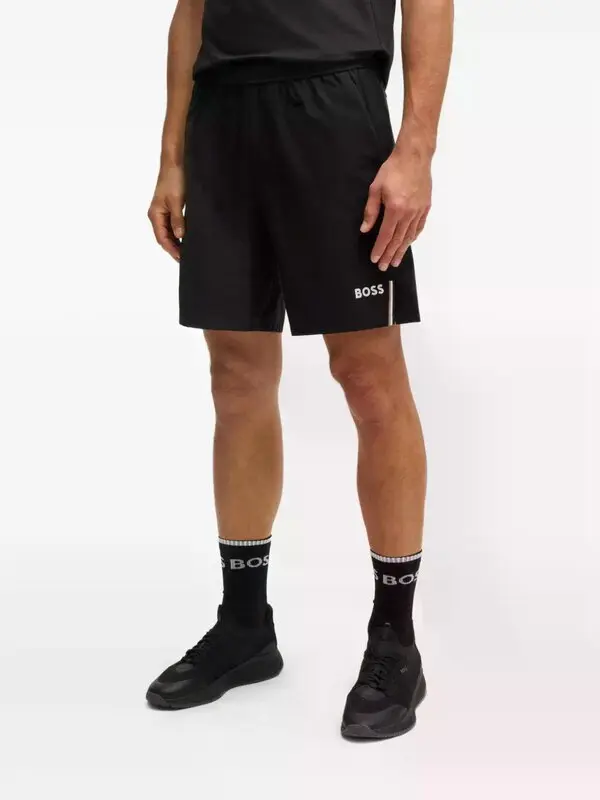 BOSS Logo-print Running Shorts