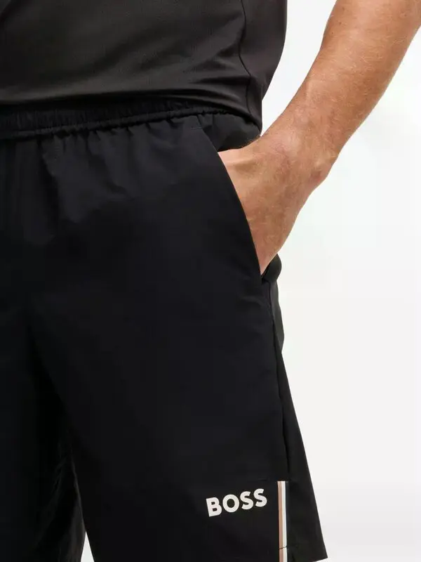 BOSS Logo-print Running Shorts