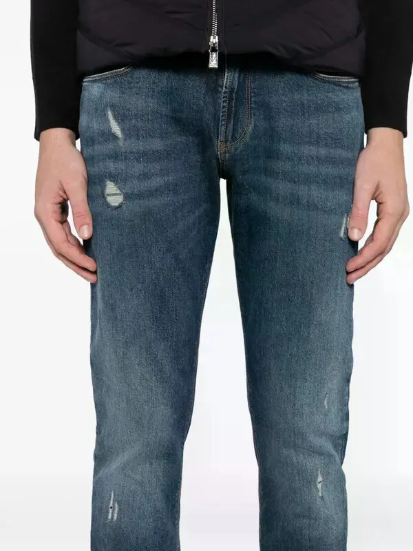 Emporio Armani Distressed Jeans - Blue