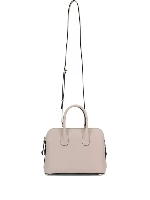 VALEXTRA Leather Tote Bag - Neutrals