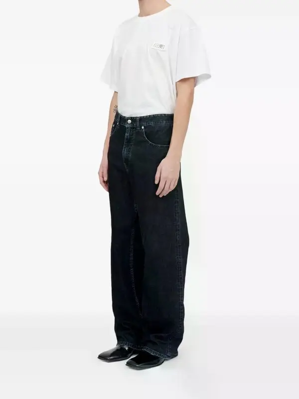 MAISON MARGIELA Logo-patch Jeans - Black