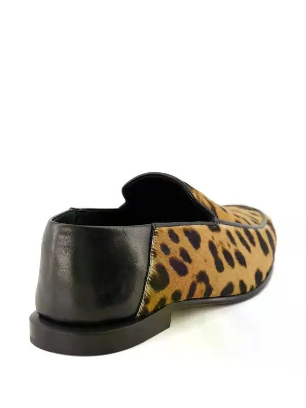 Givenchy Leopard-print Leather Loafers