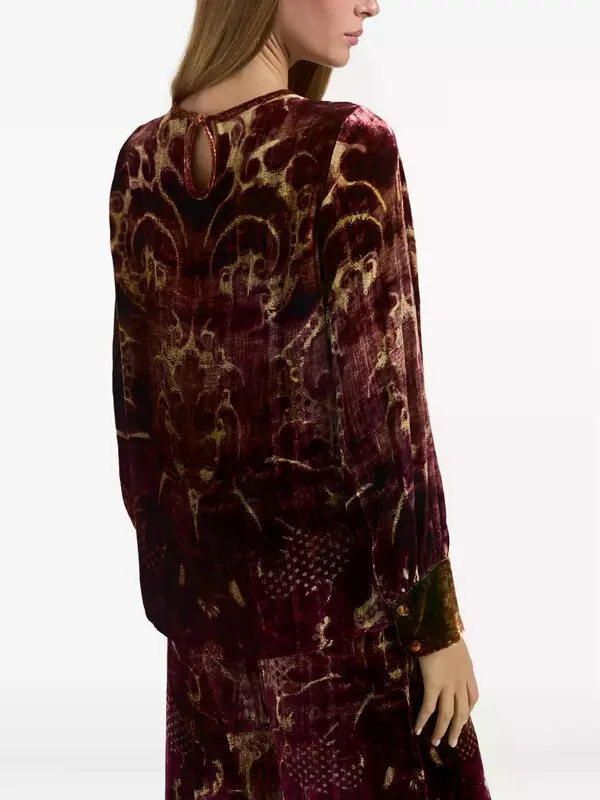 PIERRE-LOUIS MASCIA Long-sleeve Blouse - Red