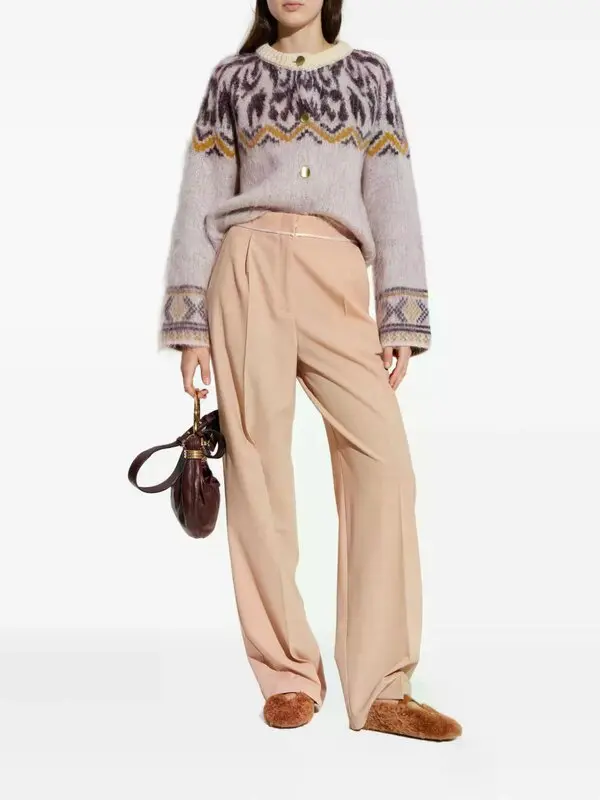 FORTE_FORTE Pleated Trousers - Pink