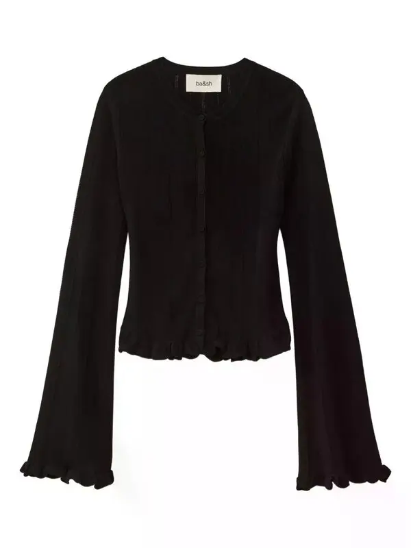 Ba&sh Vitis Ruffled Cardigan