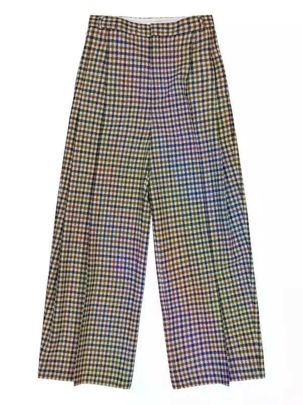 WALTER VAN BEIRENDONCK Sun Checked Trousers