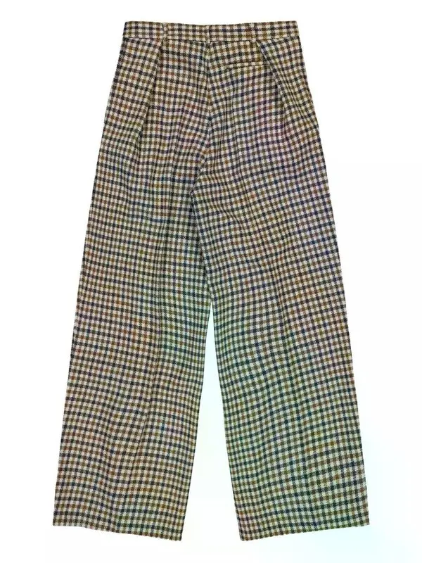 WALTER VAN BEIRENDONCK Sun Checked Trousers