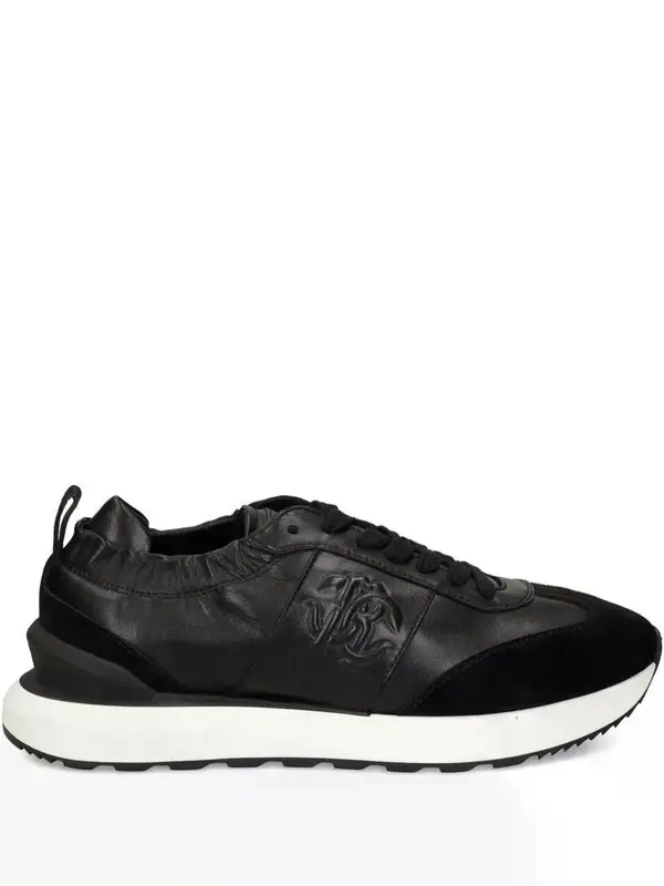 Roberto Cavalli Logo-embossed Panelled Sneakers