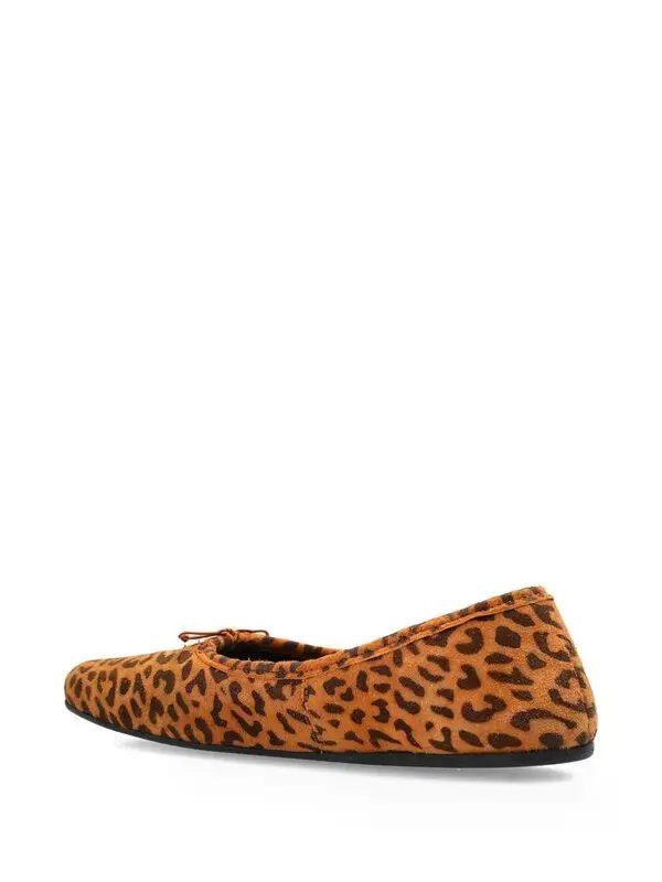 VIVIENNE WESTWOOD Leopard Print Bow Trainers - Brown