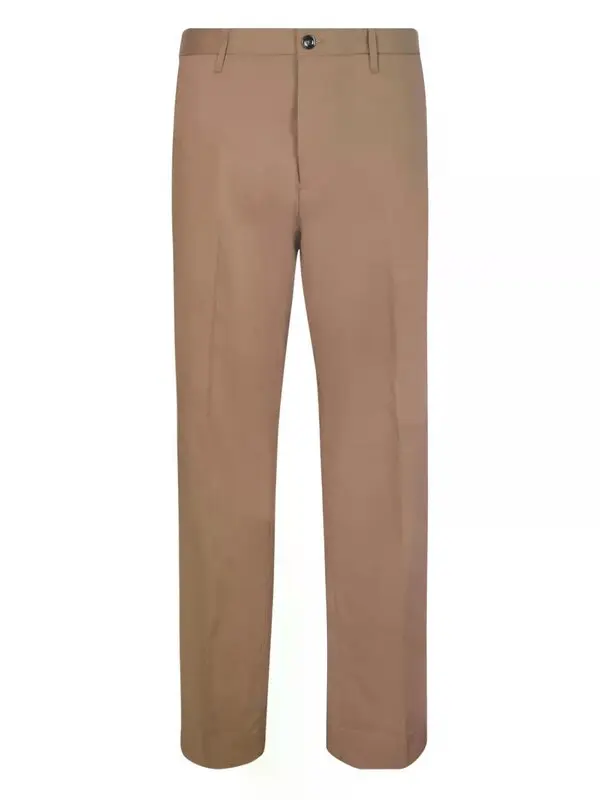 NINE:INTHE:MORNING Stretch-cotton Straight-leg Pants