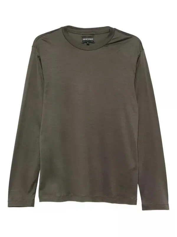 Emporio Armani Long-sleeved T-shirt - Green
