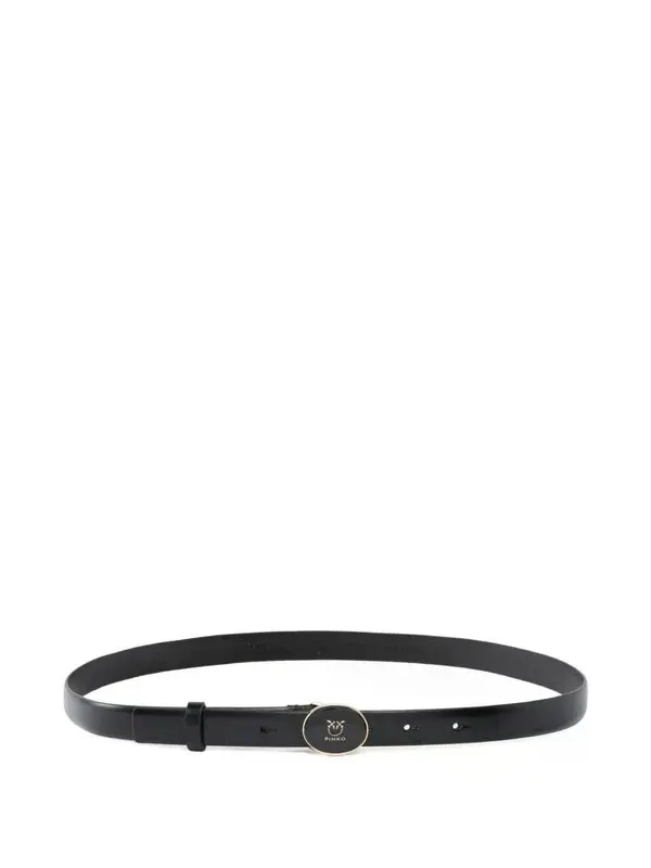 Pinko Love Birds Buckle Belt - Black
