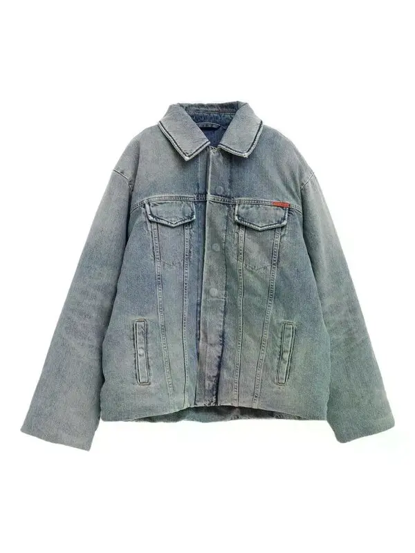 Martine Rose Denim Jacket - Blue
