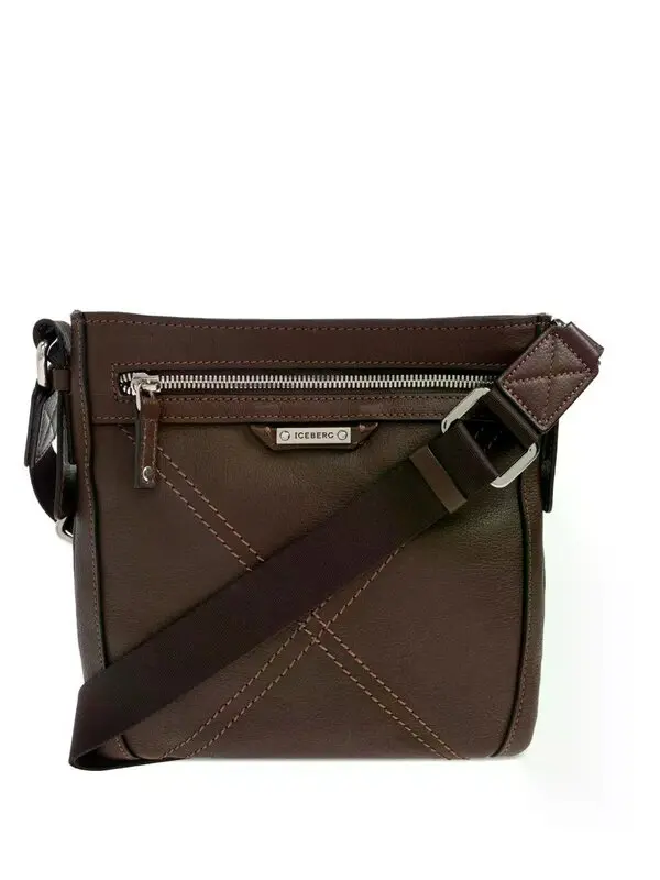 Iceberg Logo-plaque Shoulder Bag - Brown