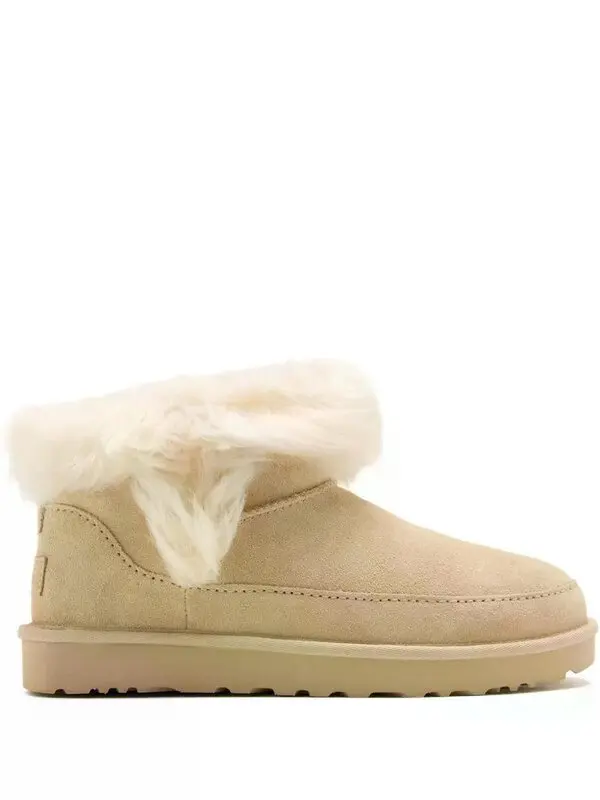 UGG Classic Ultra Mini Chalet Suede Boots - Neutrals