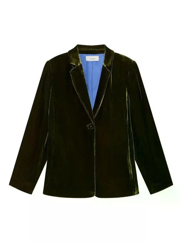Malìparmi Single-breasted Velvet Jacket