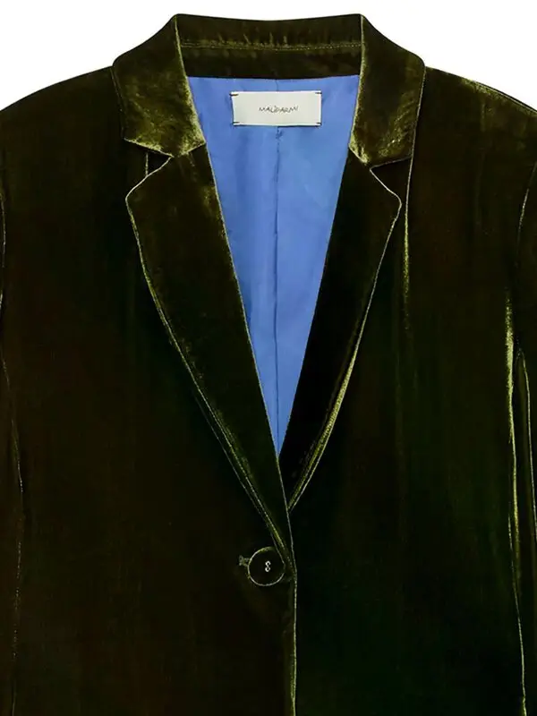 Malìparmi Single-breasted Velvet Jacket