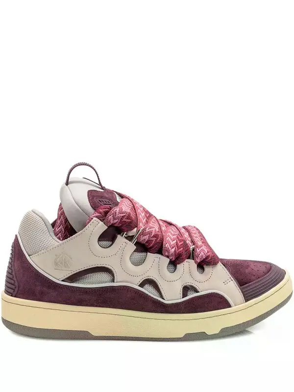 LANVIN Curb Lace-up Sneakers