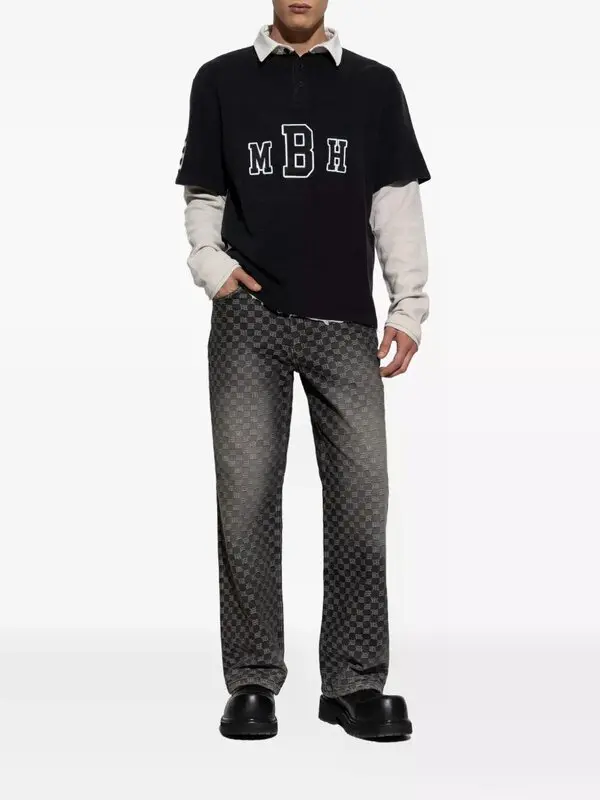 MISBHV Logo-embroidered Polo Shirt