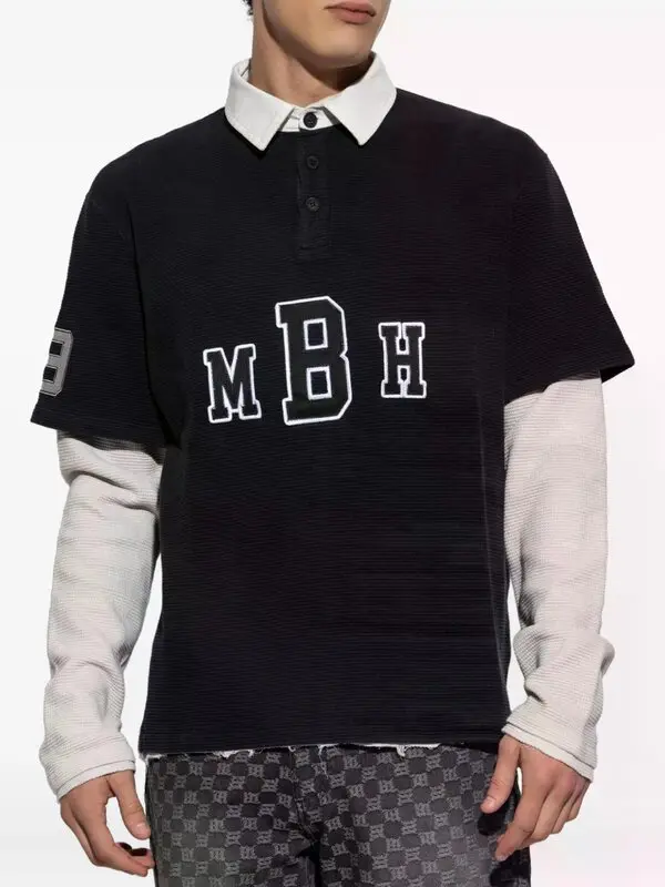 MISBHV Logo-embroidered Polo Shirt