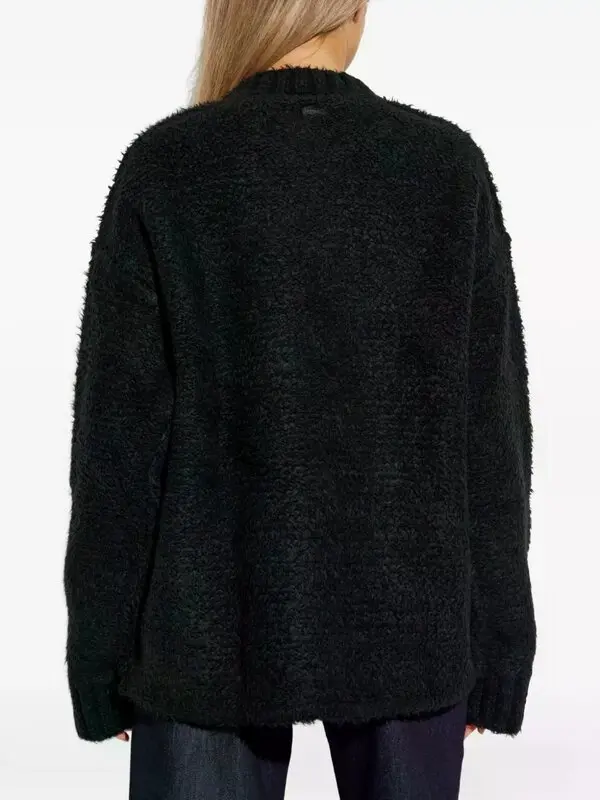 Lacoste Crocodile-motif Sweater - Black