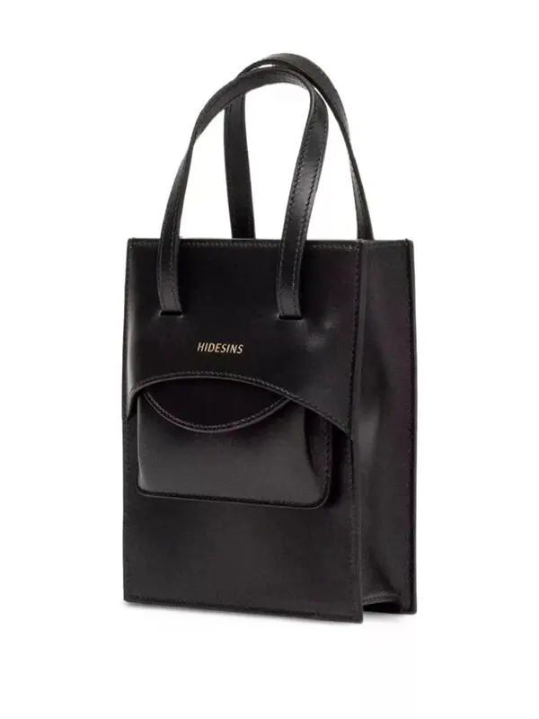 HIDESINS Flap Tote Bag - Black