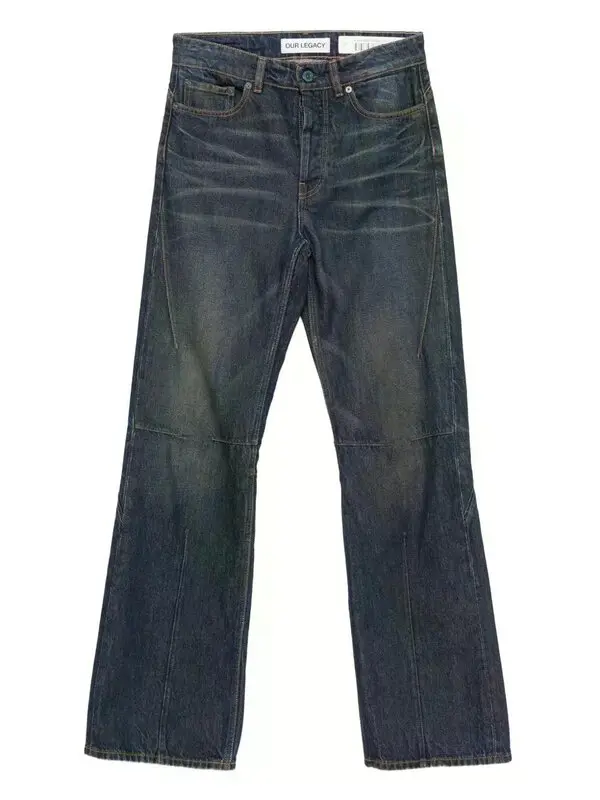 Our Legacy Moto Cut Jeans - Blue