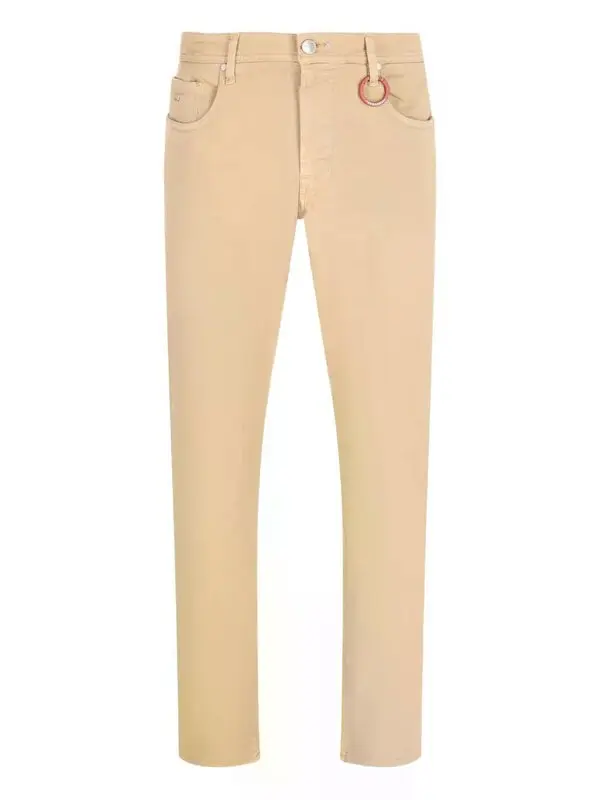 TRAMAROSSA Ring-detail Jeans - Neutrals