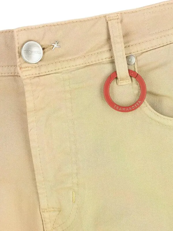 TRAMAROSSA Ring-detail Jeans - Neutrals