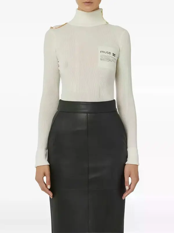 Elisabetta Franchi Turtleneck Sweater