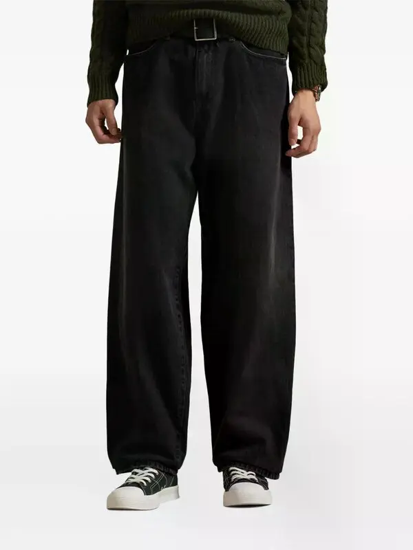 Polo Ralph Lauren Rigid Denim Trousers - Grey