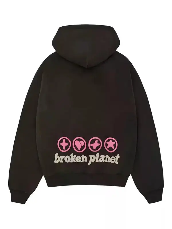 BROKEN PLANET Graphic-print Hoodie