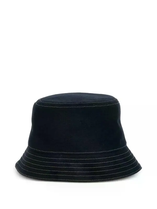 Gucci Coat Of Arms Contrast-stitching Bucket Hat