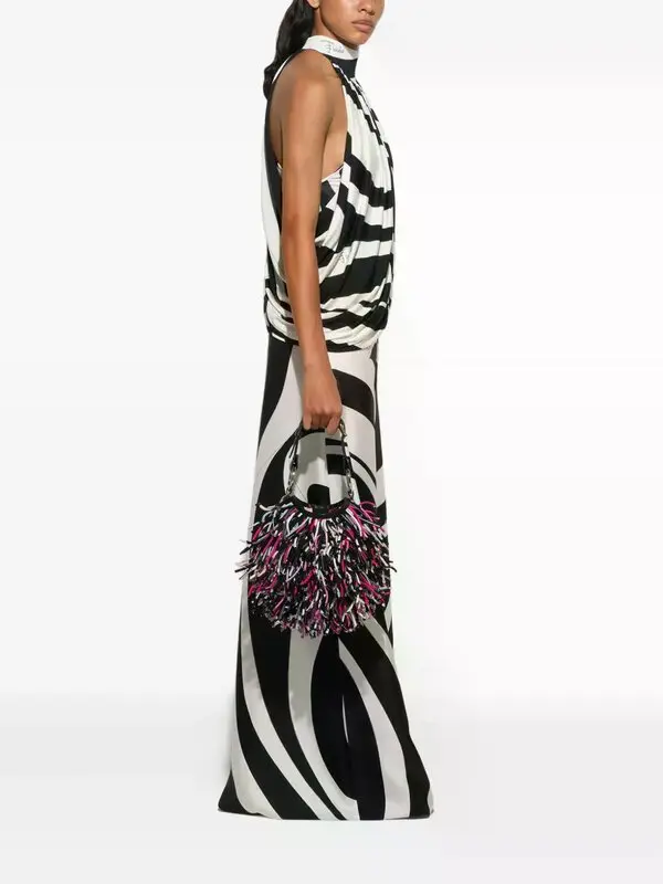 Emilio Pucci Marmo Print Sleeveless Top - Black