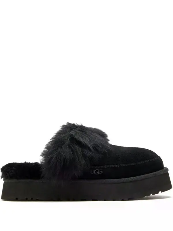 UGG Disquette Chalet Suede Slippers - Black