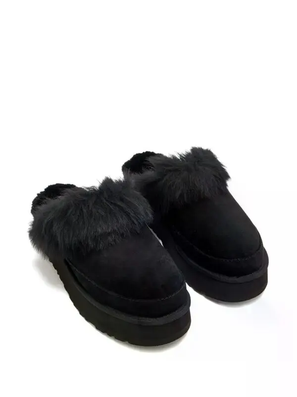 UGG Disquette Chalet Suede Slippers - Black