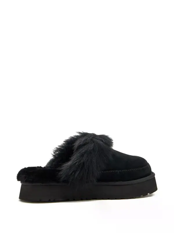 UGG Disquette Chalet Suede Slippers - Black