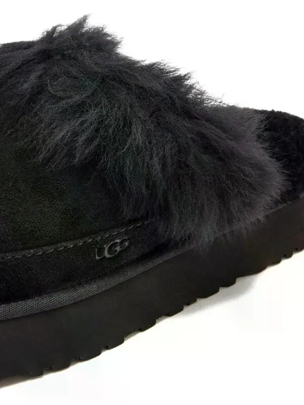 UGG Disquette Chalet Suede Slippers - Black