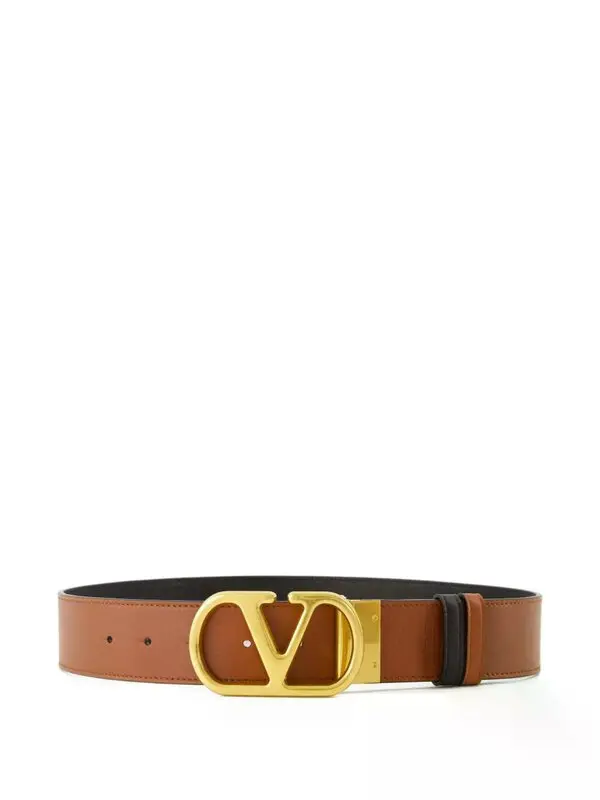 Valentino Garavani Vlogo Reversible Belt - Brown