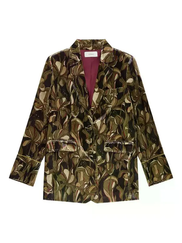 Malìparmi Lilly's Ballet Floral Pocket Jacket - Grey