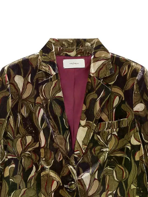 Malìparmi Lilly's Ballet Floral Pocket Jacket - Grey