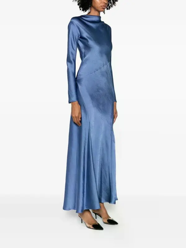 Erika Cavallini Satin A-line Dress