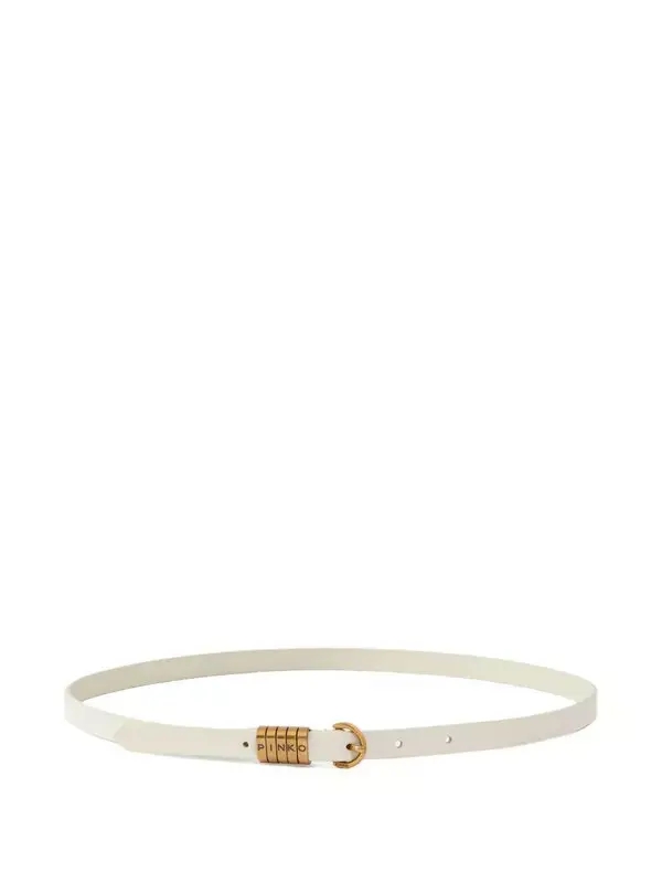 Pinko Logo-lettering Belt - White