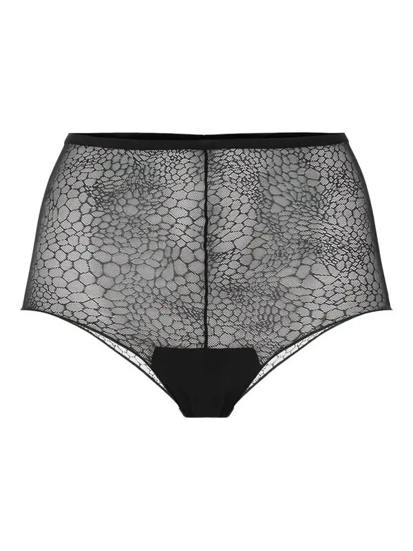 Elisabetta Franchi Jacquard Lingerie - Black