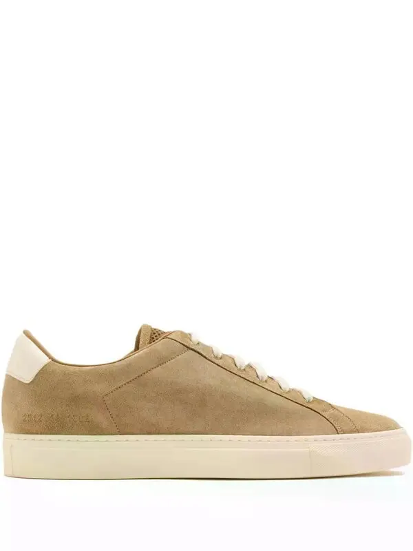 COMMON PROJECTS Suede Panelled Sneakers