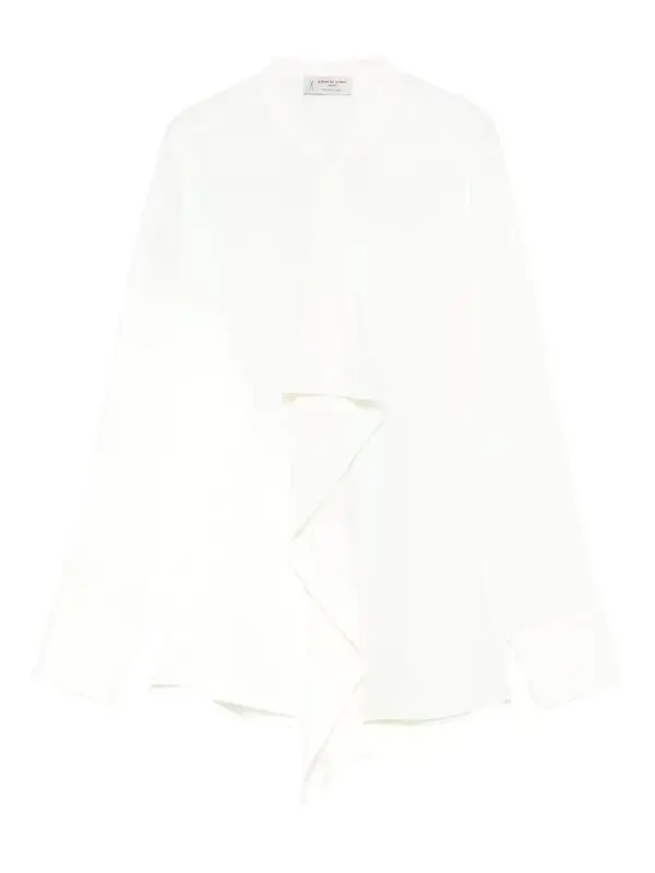 Alberto Biani Ruffled Shirt - White