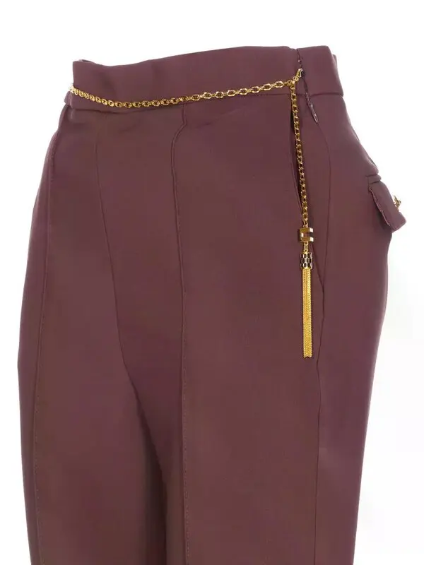Elisabetta Franchi Chain-belt Trousers