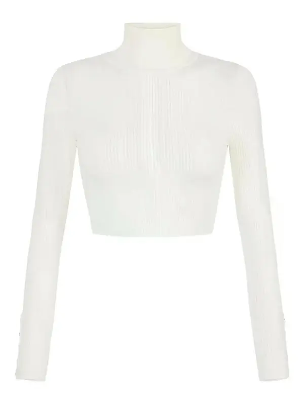 Elisabetta Franchi Ribbed Buttoned Sweater