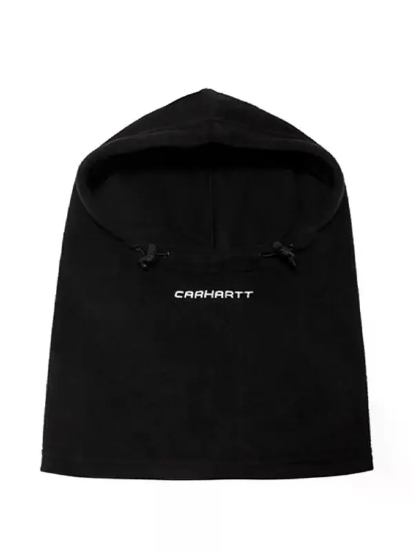 Carhartt Work In Progress Logo Drawstring Balaclava - Black
