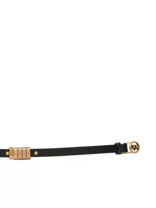 Pinko Eyelet Logo Belt